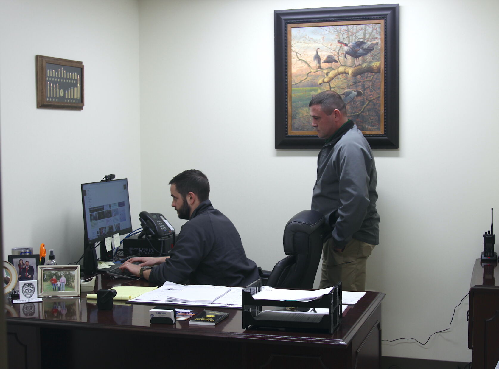 Unused space transforms into functional area for South Boston Police ...