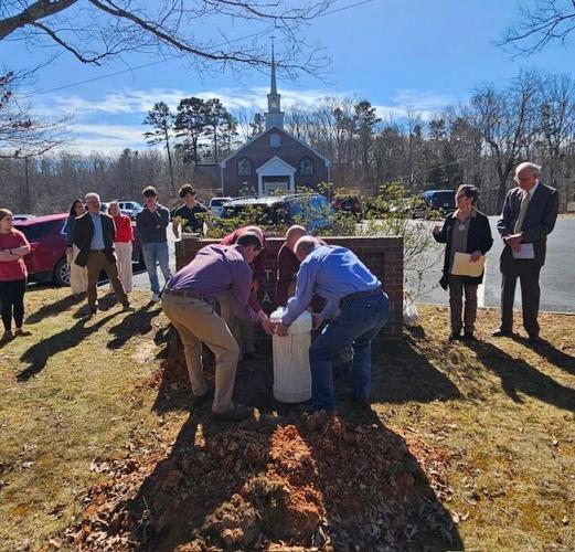 New time capsule buried at North Fork Baptist Church | Religion ...