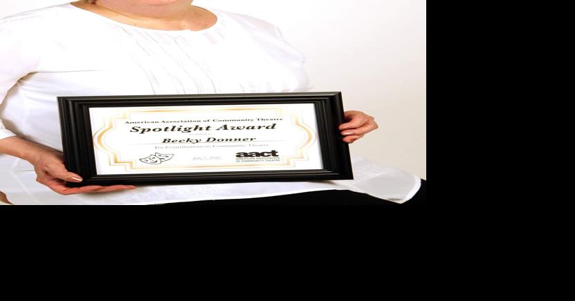Becky Donner receives award from national theater association ...