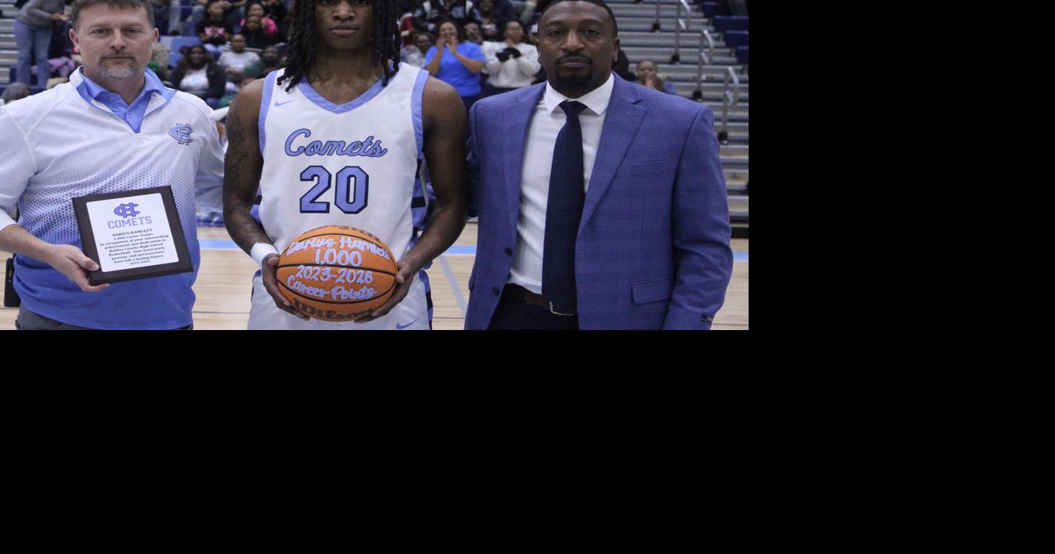 Darius Hamlett reaches 1,000-point milestone on senior night | Prep ...