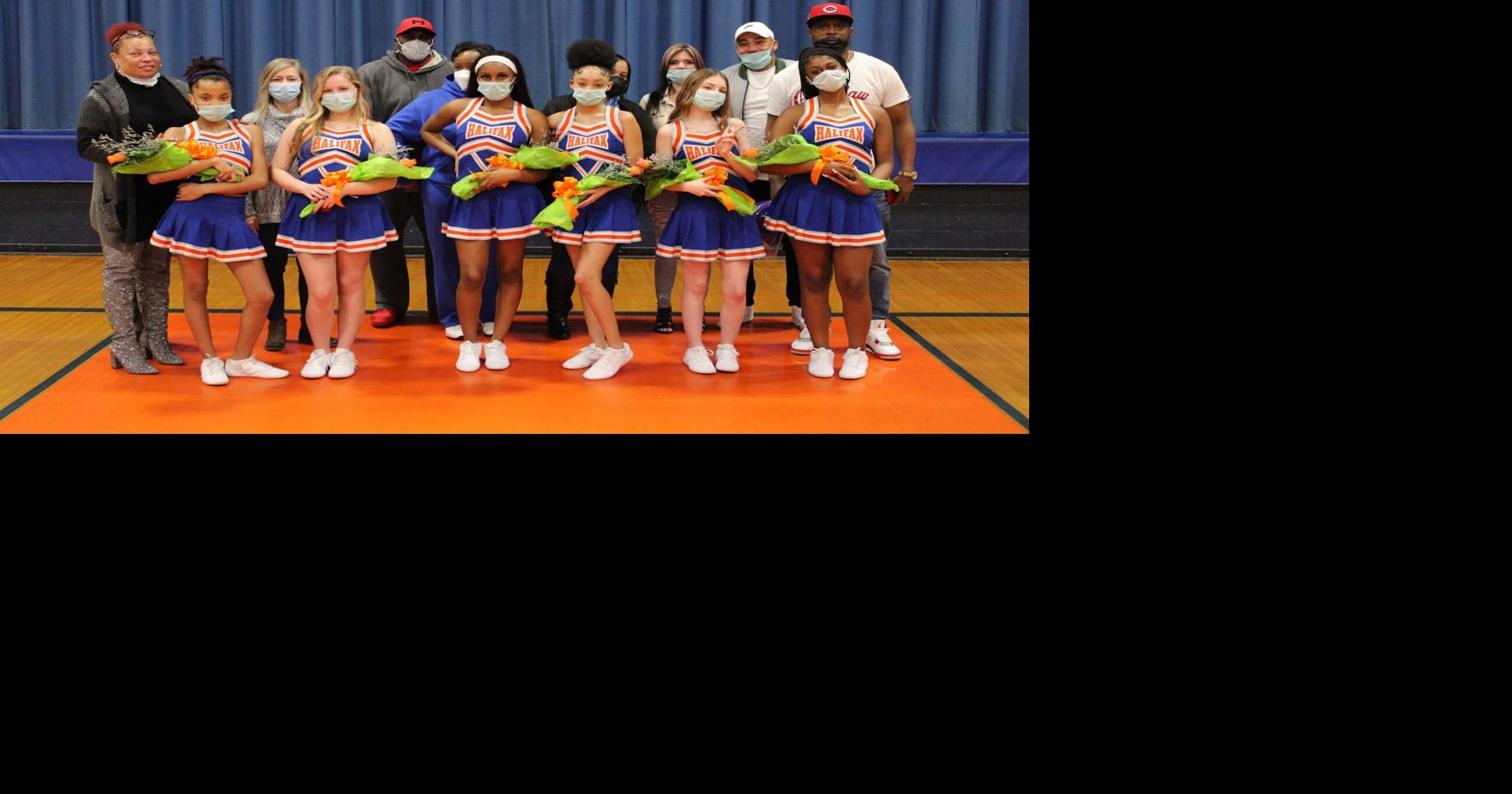 Middle school recognizes eighth grade cheerleaders | Prep Sports ...