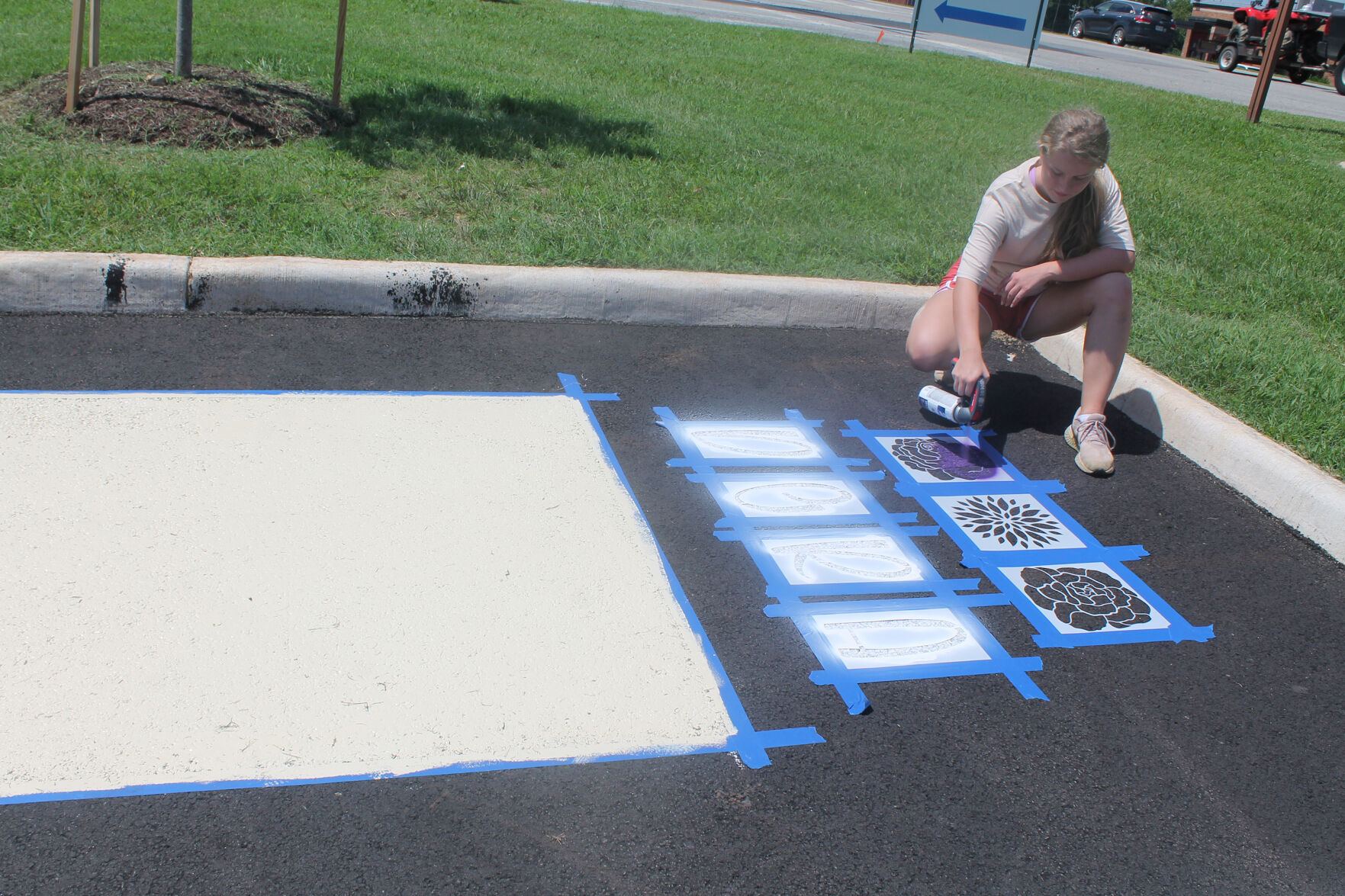 Seniors design, create and paint parking spaces ahead of Halifax County ...