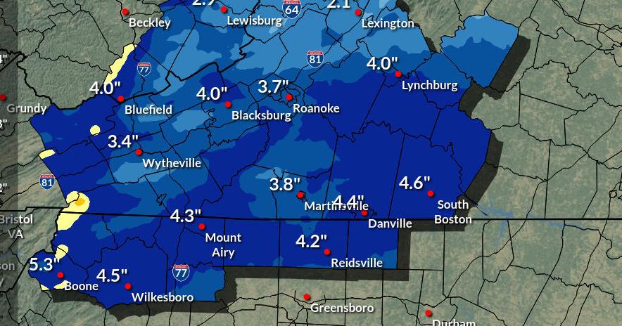 UPDATE: Forecasters raise snow totals, expecting half a foot possible ...