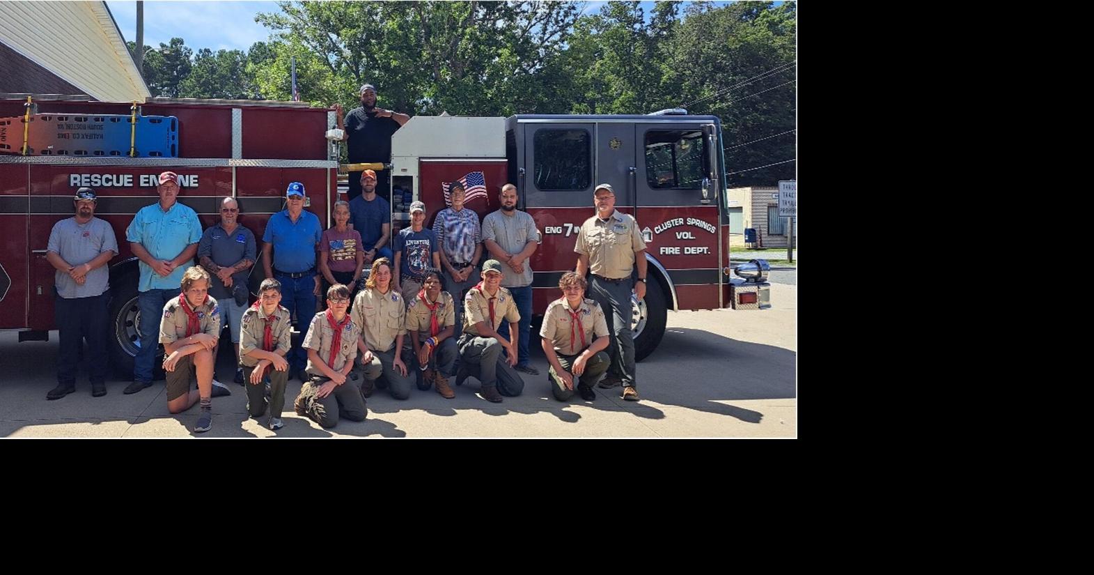 Cluster Springs Volunteer Fire Department hosts Boy Scouts | Local News ...