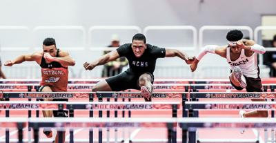 HCHS hurdler Kenneth Davis Jr. shatters school record in 55-meter ...