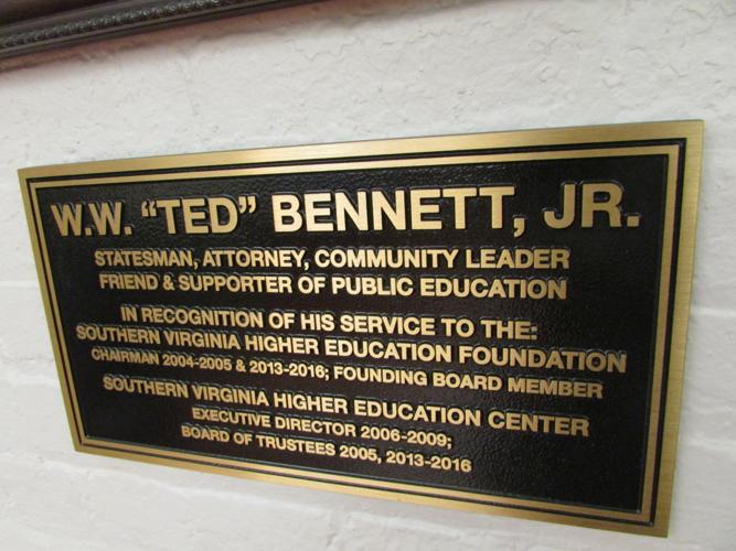 Portrait, plaque mark Ted Bennett’s service to county, education ...