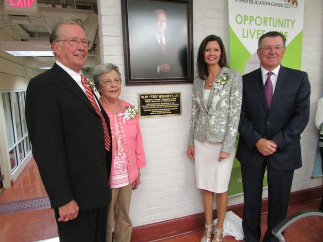 Portrait, plaque mark Ted Bennett’s service to county, education ...