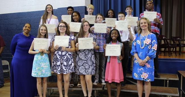 PHOTOS: Eighth-grade awards | Education | yourgv.com