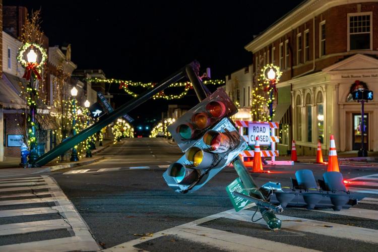 UPDATE: Wind topples traffic signal in downtown South Boston | Town of ...