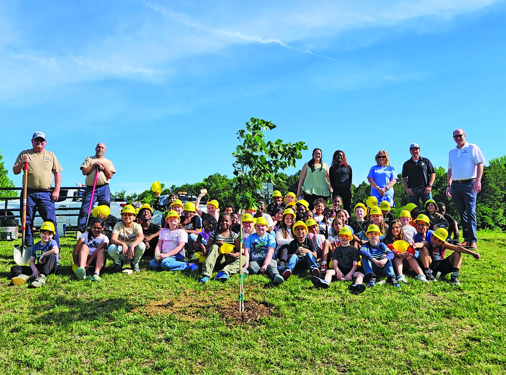 Mecklenburg Electric Cooperative celebrates Arbor Day by planting tree ...