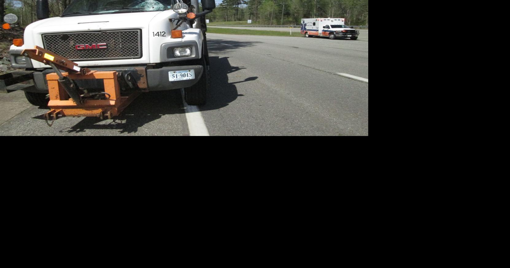 Tree limb strikes VDOT truck | Local News | yourgv.com