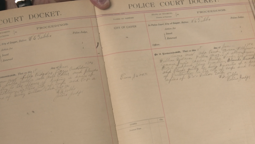 Historic Rescued Treasures 1904 Police Docket find returned to Casper ...