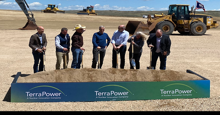 Bill Gates and Officials Break Ground for TerraPower Natrium Plant ...