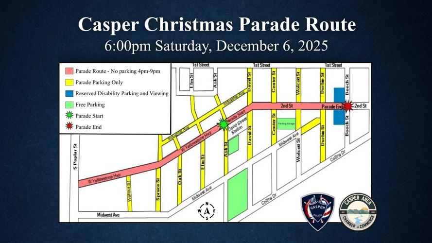 Official route map for Casper Christmas parade released | Local & State ...