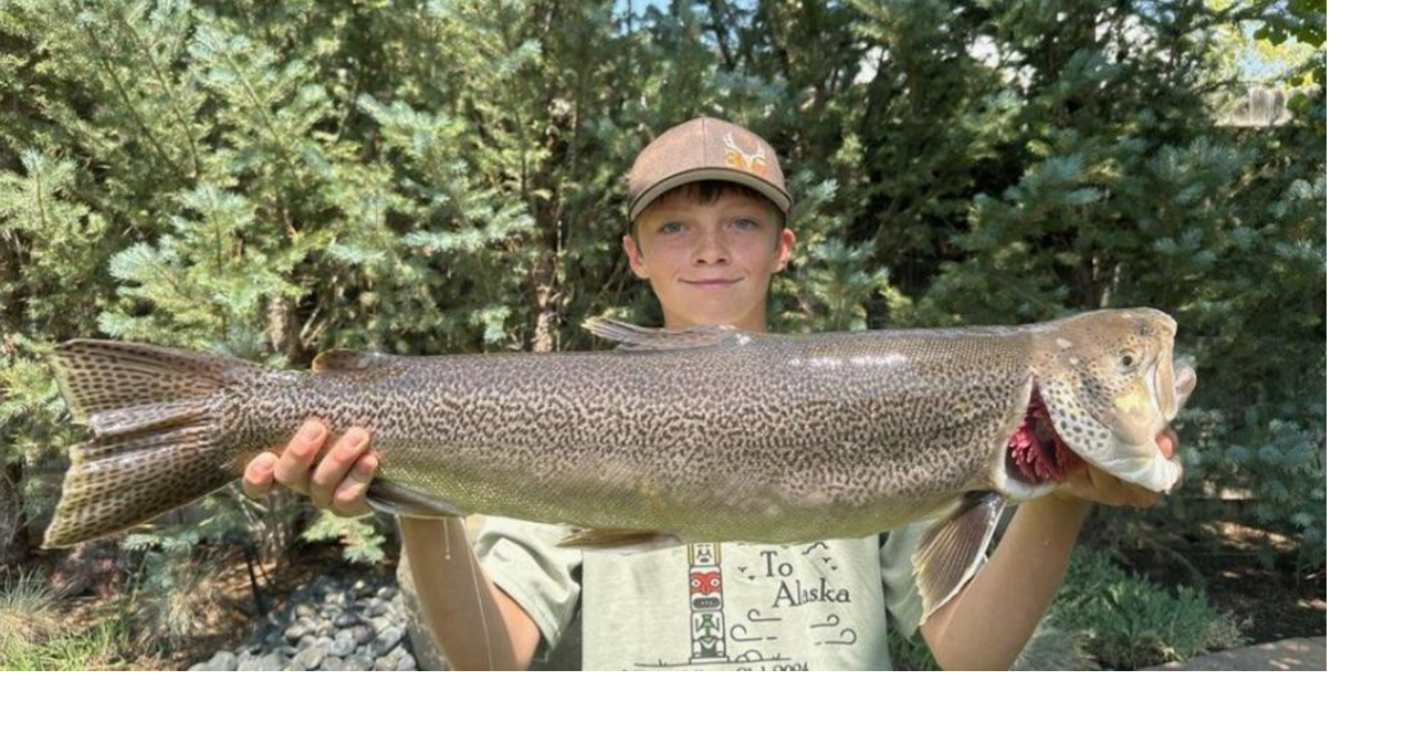 Teen Sets Wyoming Record with 13-Pound Tiger Trout from Viva Naughton ...