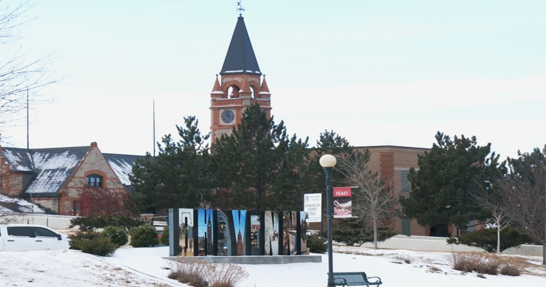 Cheyenne Sign with Snow Image | | yourwyominglink.com
