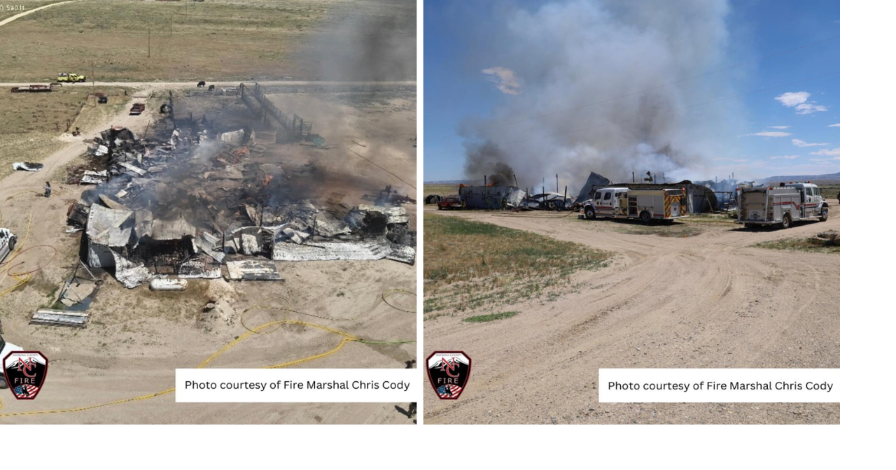 Fire Destroys Large Barn in Natrona County; No Injuries Reported ...