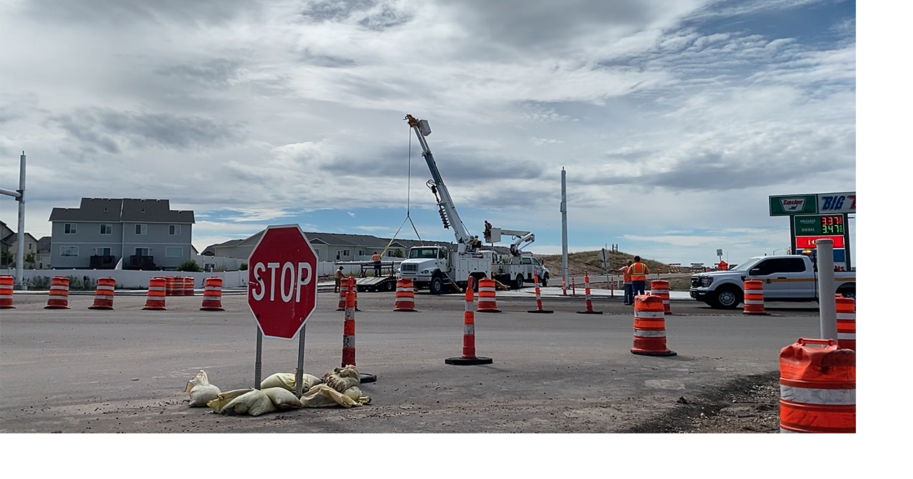 Signal Arm Installation at US 30 & Whitney Road to Affect Cheyenne ...