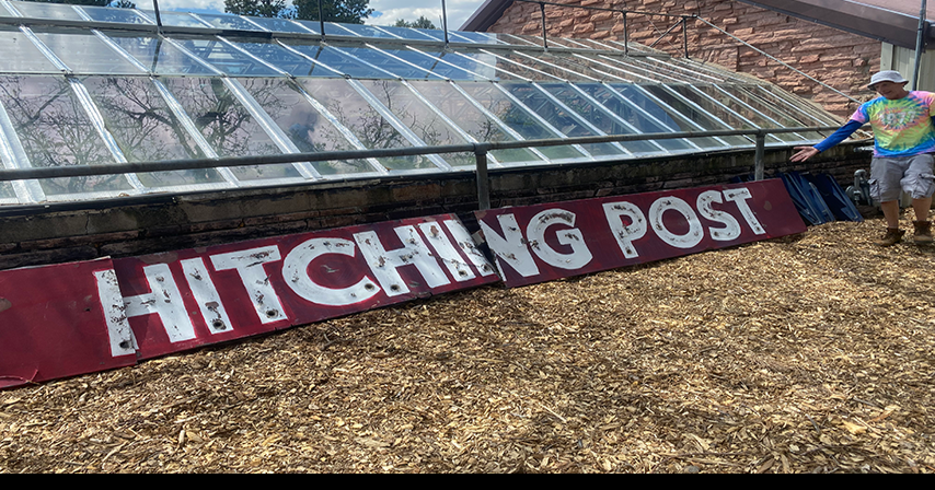 Cheyenne's Historic Hitching Post Sign Finds New Home | Homepage ...